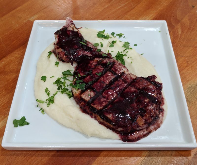 cherry BBQ Port Chop - Rustic Kitchen LA