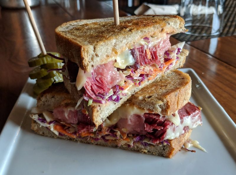 ruben corned beef sandwich - Rustic Kitchen LA