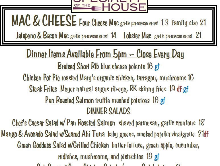 Take-Out - Rustic Kitchen LA